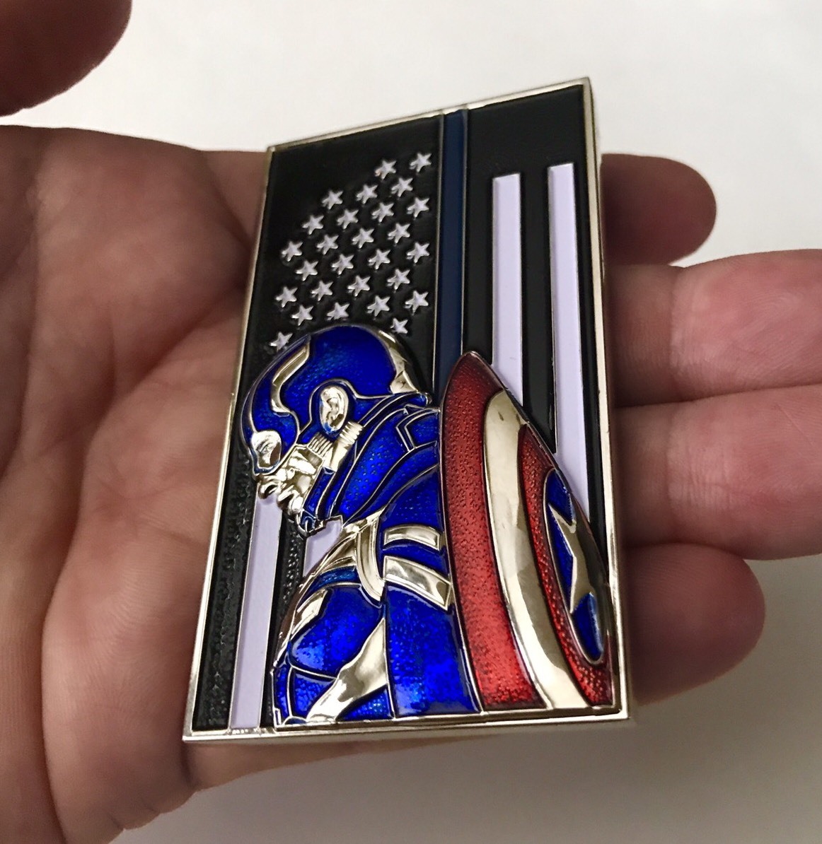 Captain America Civil War Super Hero Challenge Coin Marvel CPO NYPD ...