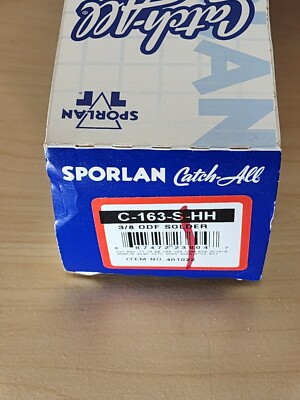 Sporlan 401022 C-163-S-HH Fiter Drier, charcoal core, sealed, 3/8" ODF ...