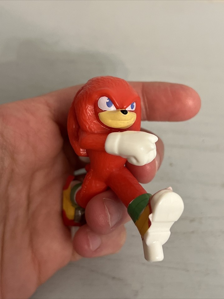 KNUCKLES THE ECHIDNA SONIC THE HEDGEHOG 2” ACTION FIGURE TOY (PRE-OWNED ...