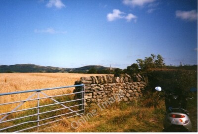 Photo 6x4 Field Broughton A distant view of the church near to Field ...