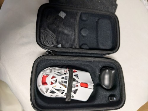 WLMOUSE Beast X Mini (White/Red) Wireless Lightweight Gaming Mouse | eBay