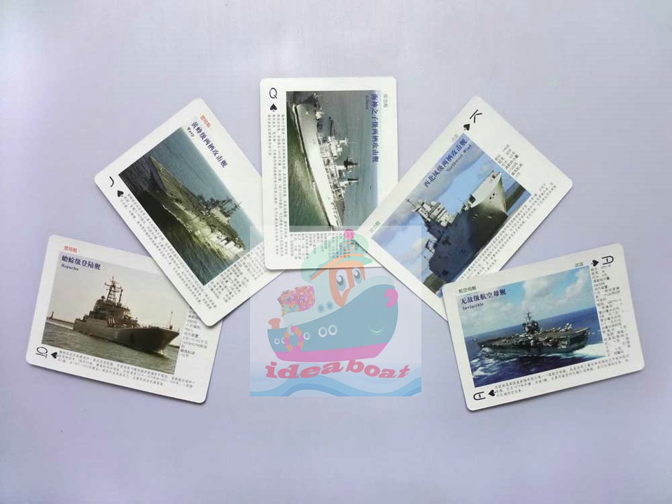 Collect Military Playing card/Poker Deck 54 The World Famous Warships ...