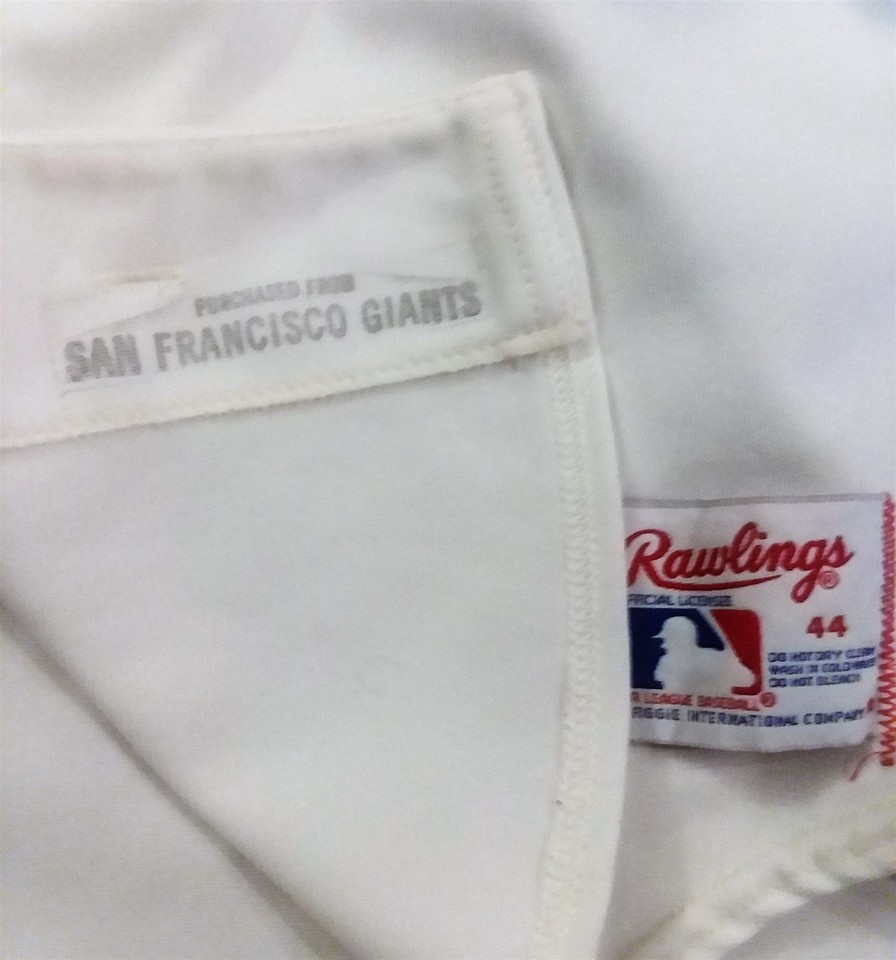 1991 SAN FRANCISCO GIANTS GU HOME JERSEY, #45 FRANCISCO OLIVARES ...