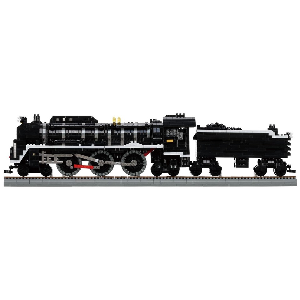 Kawada Nanoblock Steam Locomotive Deluxe Edition (7 x 42 x 21 cm) Ages ...