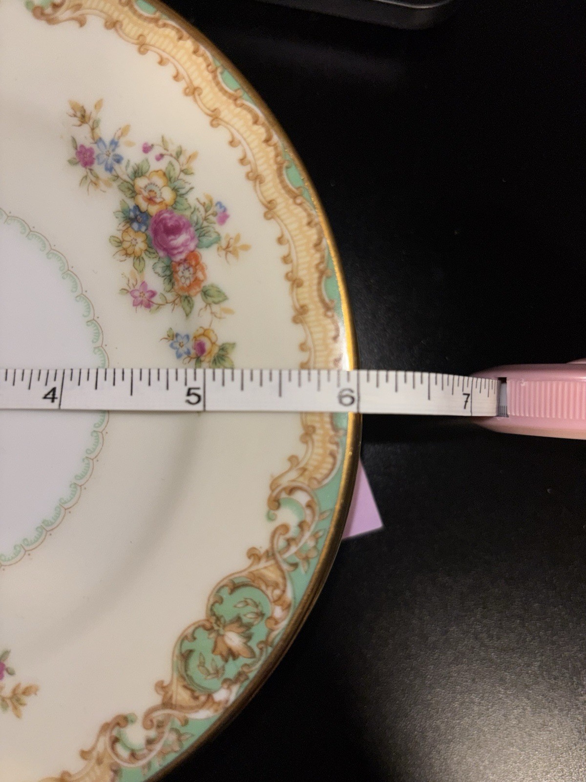 Mikado China Japan Floral Porcelain Round Plate set of 6/12, Multicolor ...