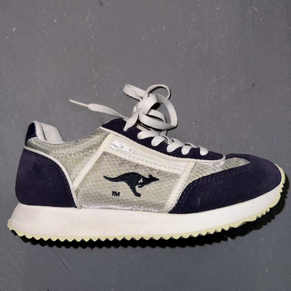 VINTAGE KangaROOS USA Size 6 Women Athletic Zipper Shoes Purple | eBay