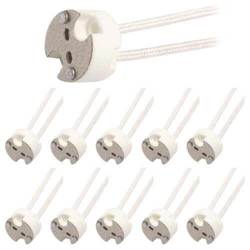 10x 12V Lampen Fassung G4 MR16 GU5,3 GX5,3 GY5,3 MR11 GU4 Sockel mit ...