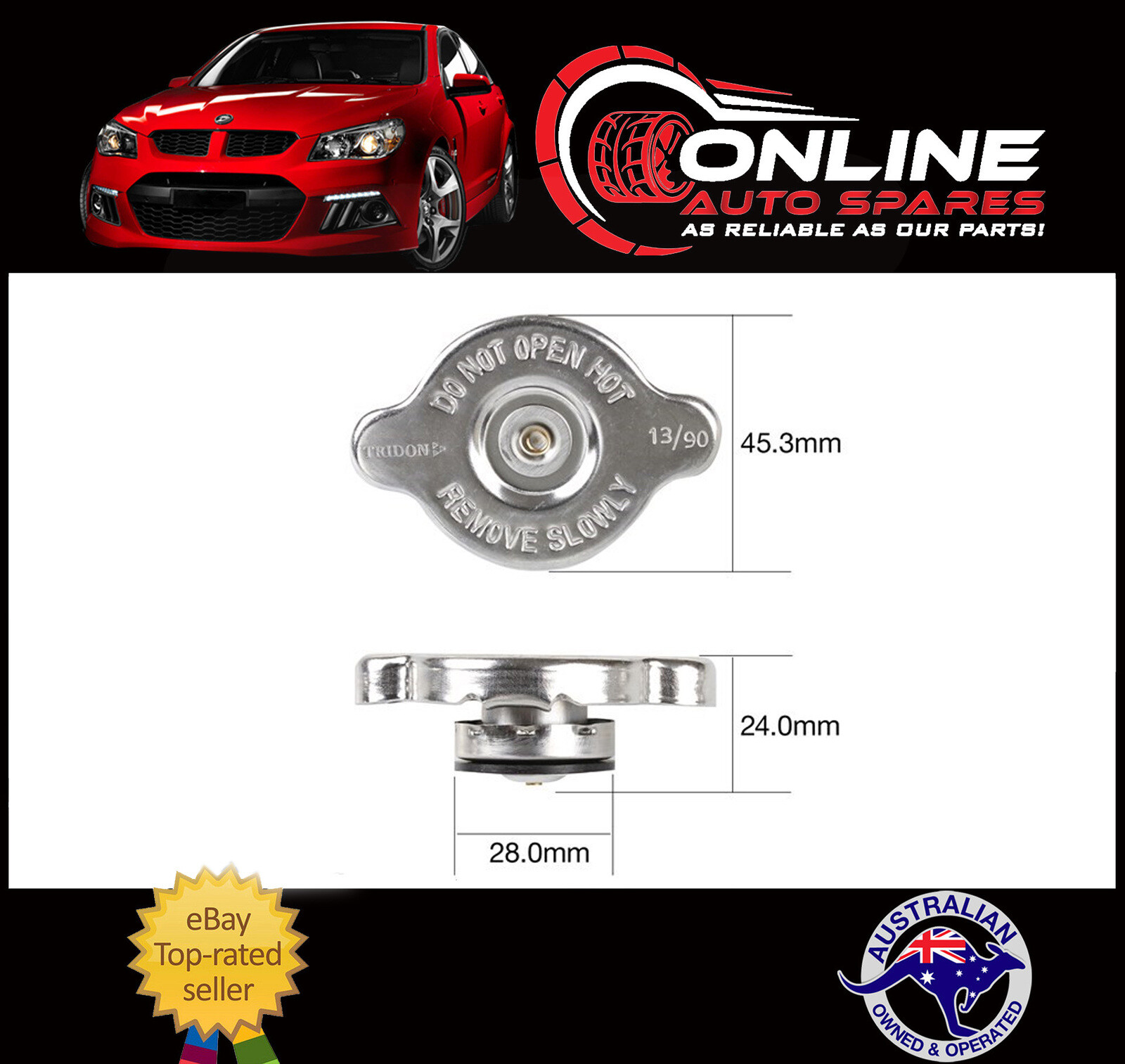 NEW Radiator Cap 13 psi fit Hyundai ix35 LM 2/2010-10/2013 recovery ...