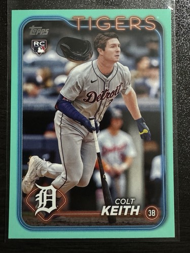 2024 Topps Update Series Colt Keith RC #US73 Aqua Parallel ...