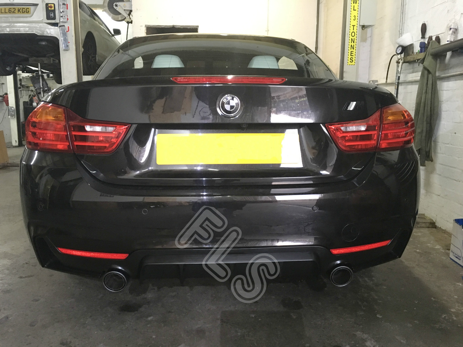 BMW 4 SERIES F32 F33 F36 M SPORT PERFORMANCE DUAL 440i REAR DIFFUSER ...