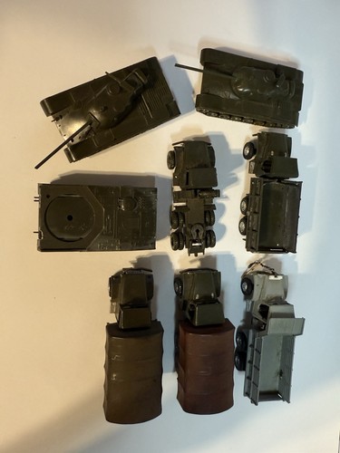 Roco HO Lot Tanks Trucks Cars Military Vehicles Lot of 9 Made in ...