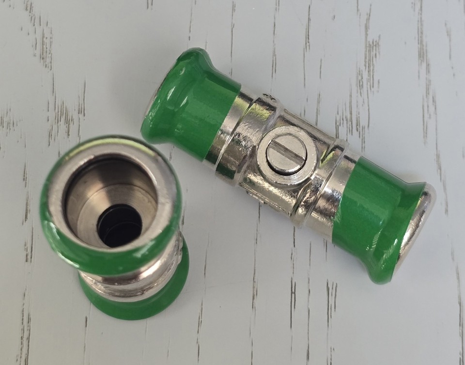 PRESS-FIT Isolating Isolation Valve 15mm Slotted Chrome WRAS Approved x ...