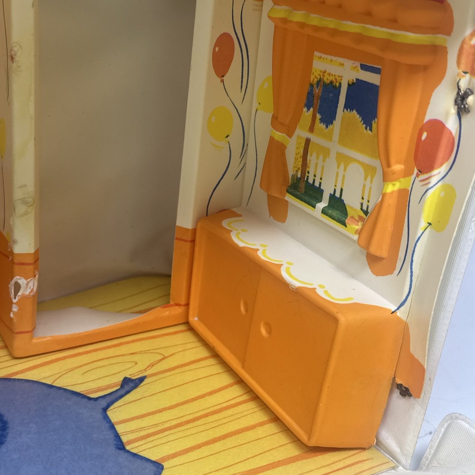 Vintage 1965 Tutti Playhouse - Mattel - Doll Carrying Case- Handle And ...