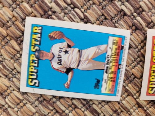 Vintage 1988 Topps Superstar Baseball Cards Error Double Print Lot of ...