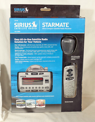 Sirius STARMATE ST1R satellite radio factory sealed- New in box | eBay