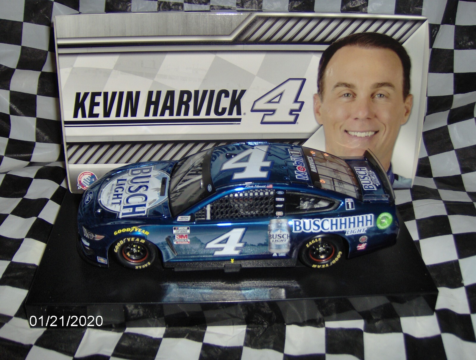 2020 Kevin Harvick # 4 Buschhhhhhh Light Color Chrome 1/24th | eBay