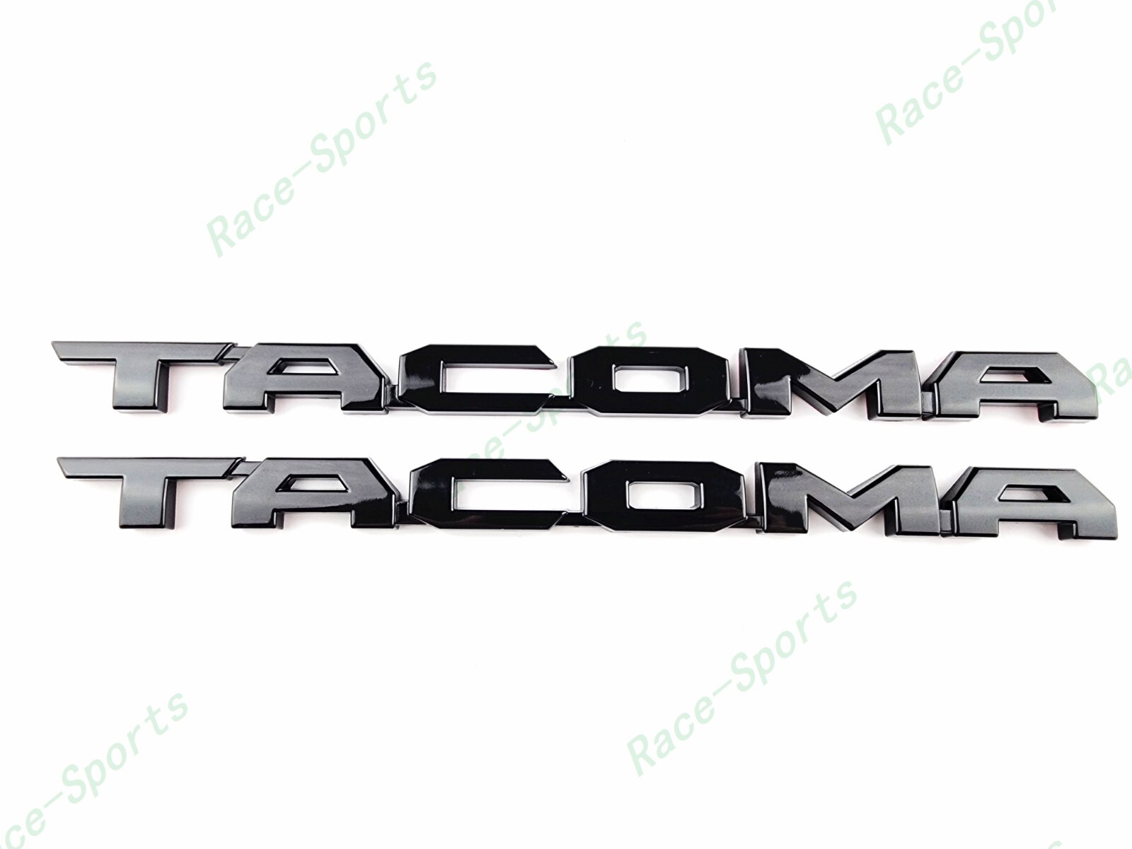 2PCS KIT Gloss Black Door Tacoma EMBLEM BADGE Fit 2016-2022 TOYOTA ...