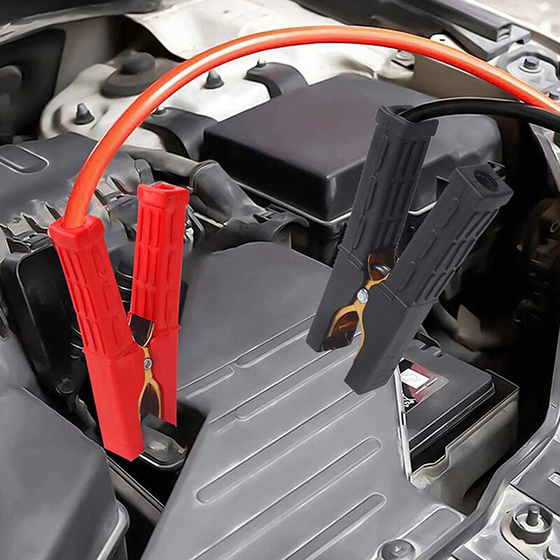 2pcs 200A Crocodile Alligator Clips Car Battery Insulated Clip Clamp ...