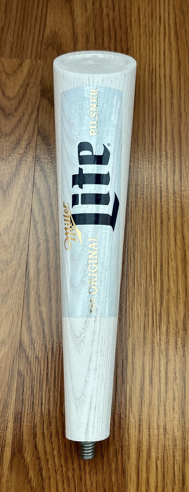Original Miller Lite Pilsner Beer White Wood Pull Beer Bar Tapper Tap ...