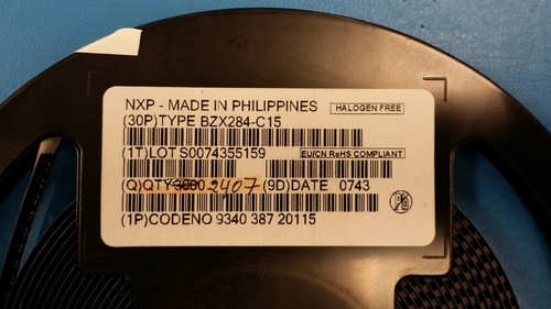 (25 PCS) BZX284-C15 NXP DIODE ZENER 15V 400MW SOD2 ROHS | eBay