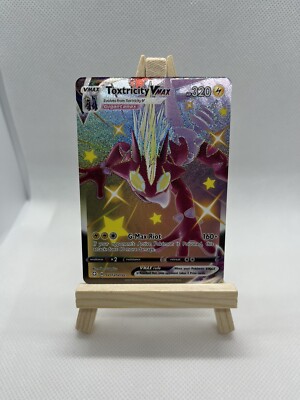 Pokémon TCG Toxtricity VMAX Shining Fates SV113/SV122 Holo Shiny Holo ...