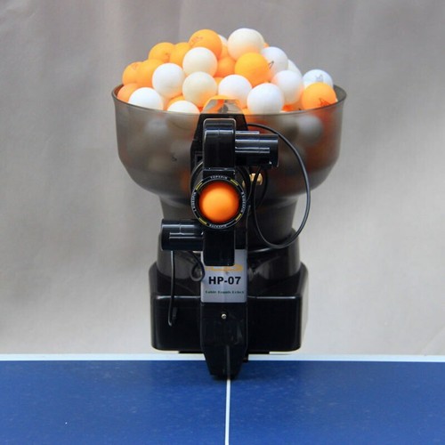 Table Tennis Automatic Ball Machine Multi-Rotation Multi-Dropping Ball ...