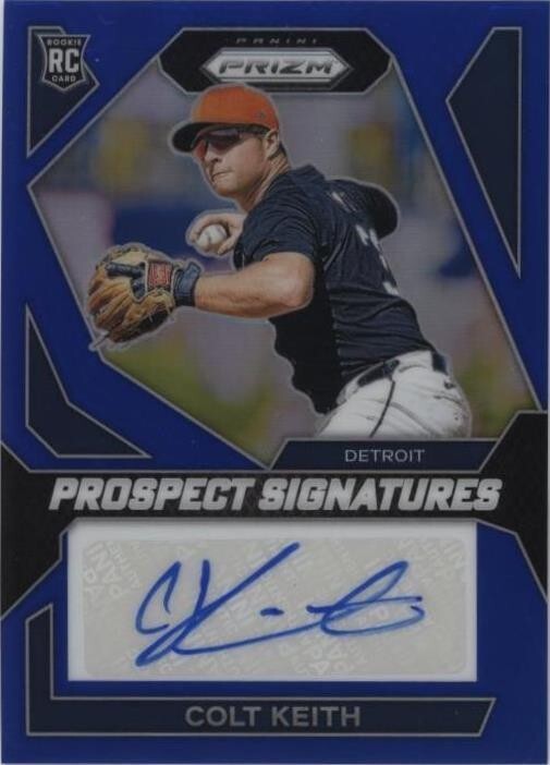 2024 Panini Prizm - Prospect Signatures Colt Keith #PS-CK Blue Prizm ...