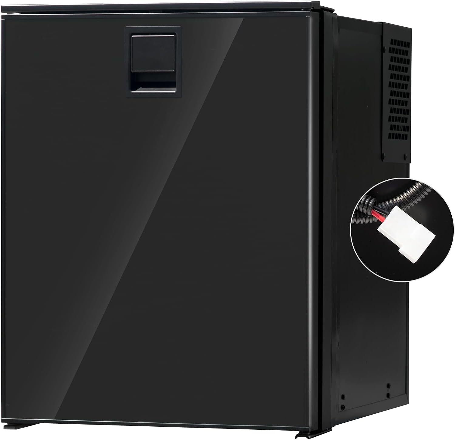 SMAD 3 Cu.Ft RV Refrigerator, 85L RV Fridge with Freezer, Compact DC 12 ...