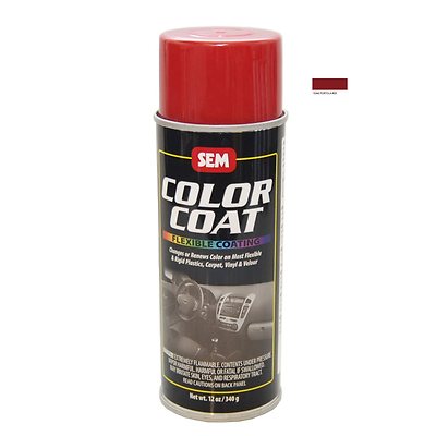 SEM Color Coat System 15363 Portola Red Aerosol Vinyl Spray Paint 12OZ ...