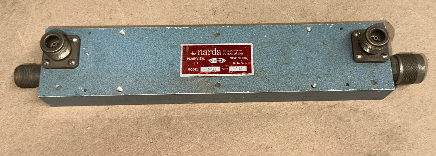 Narda 3022 Bi Directional Coaxial Coupler Bin 24 for sale online | eBay