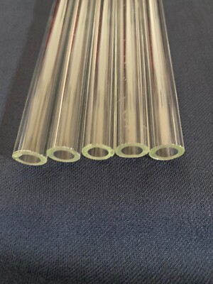 borosilicate glass tubing 12mm OD 8mm ID 2mm Wall 11 - 12" Long not ...