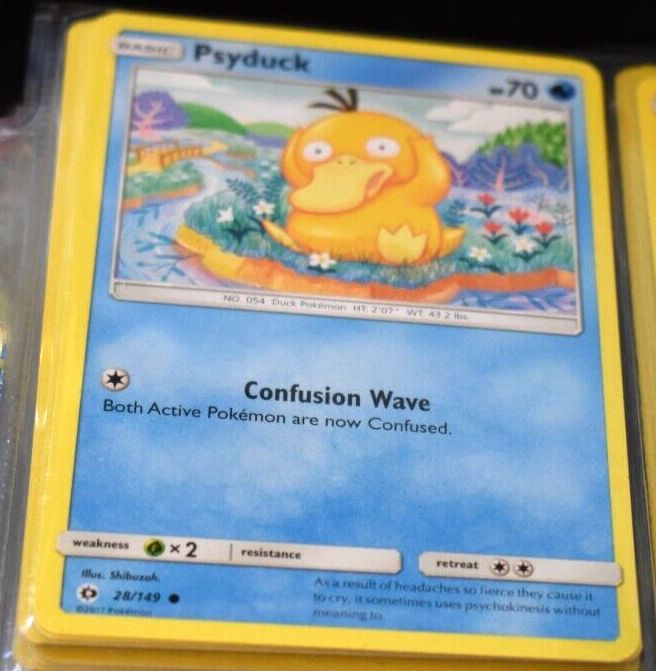 Psyduck # 28/149 Sun & Moon Base Set Pokemon Trading TCG Game Cards NM ...