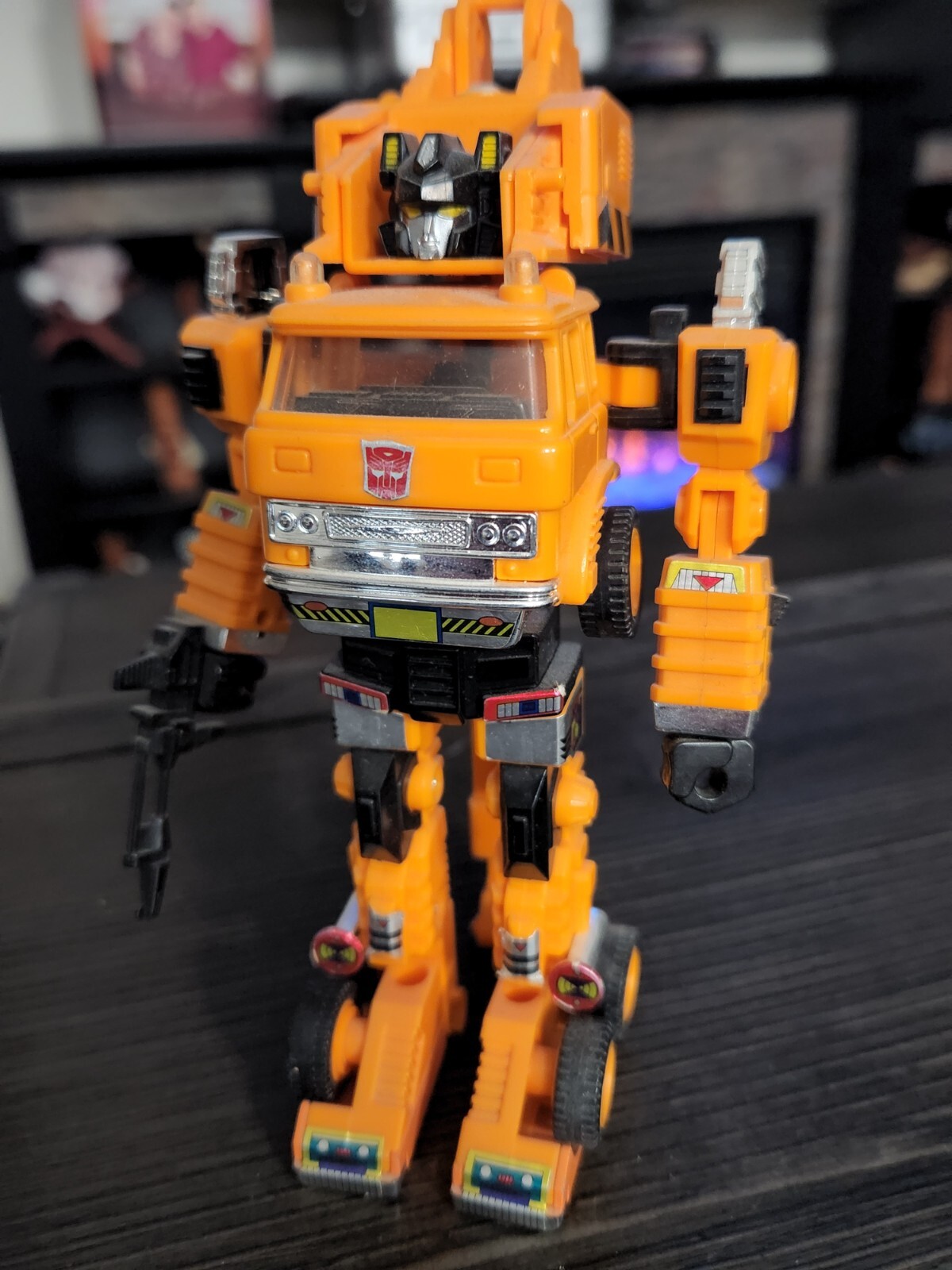 Vintage 1985 G1 Transformers Yellow Autobot Emergency Fire Engine Crane ...