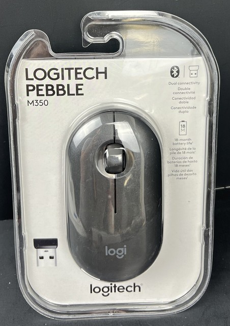 Logitech M355 Wireless Optical Mouse Graphite *distressed Pkg for sale ...