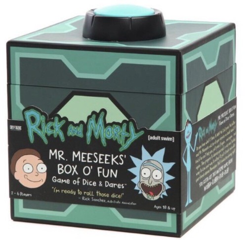 Rick and Morty Mr. Meeseeks’ Box O’ Fun Game Of Dice & Dares New SAME ...