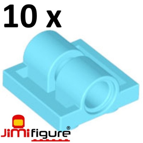 NEW 10 x LEGO 2x2 Modified Plate with 2 Pin Holes on Bottom Medium ...