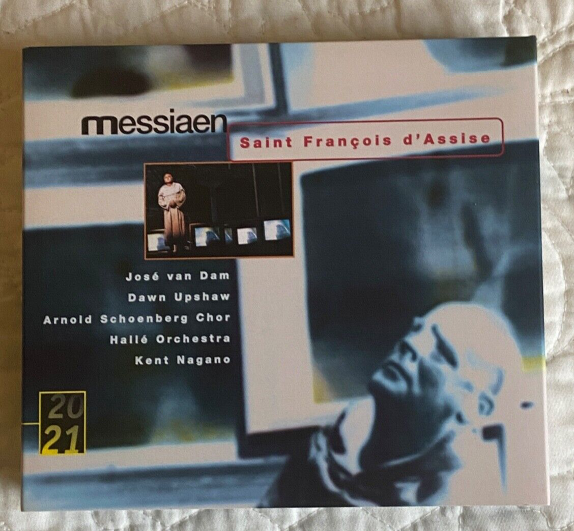 MESSIAEN Saint Francois D'Assise 4-CD+BOOKLET BOX Halle Orchestra KENT ...