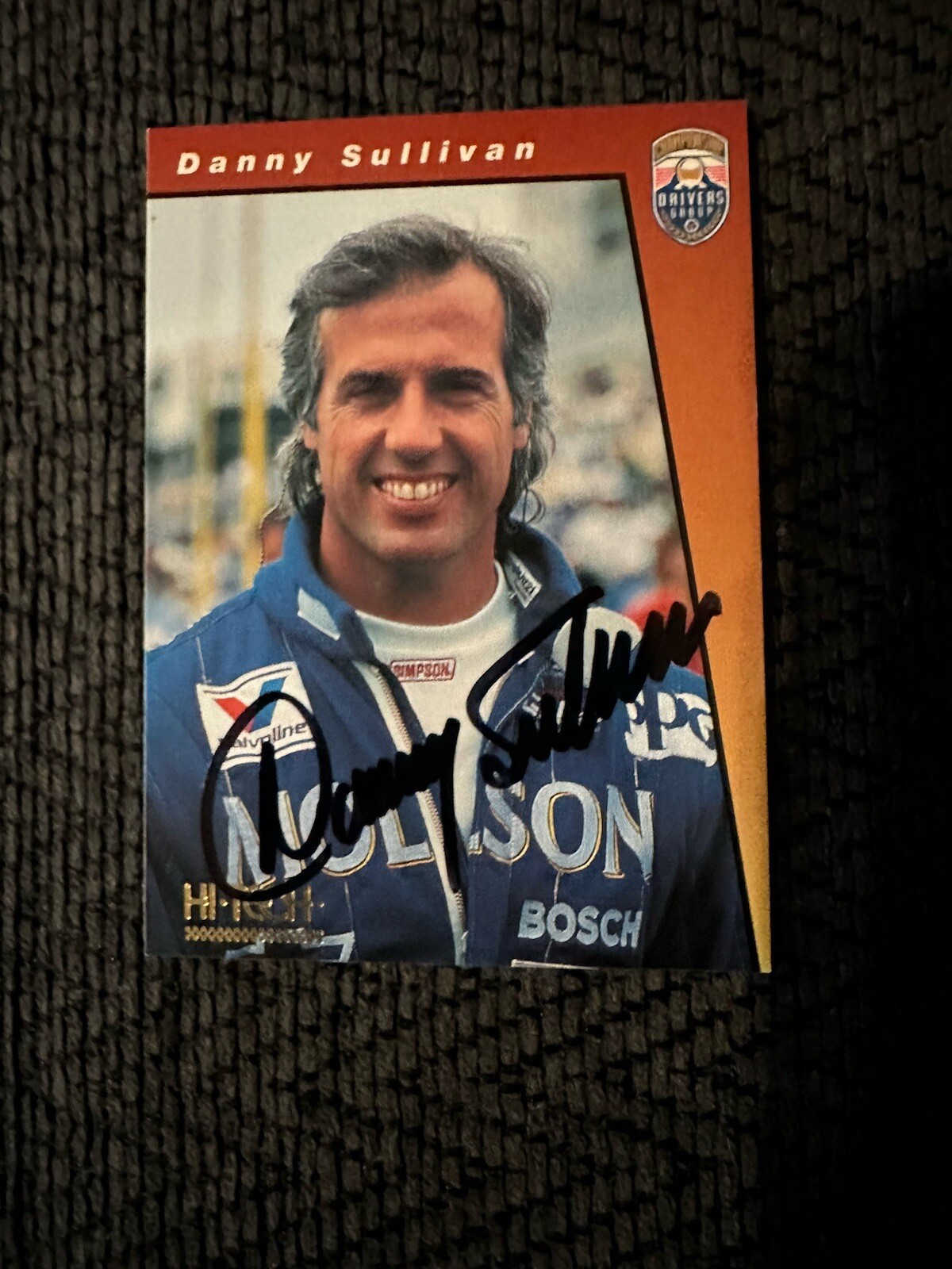 Signed Trading Card Indy 500 Car Indianapolis Danny Sullivan ...
