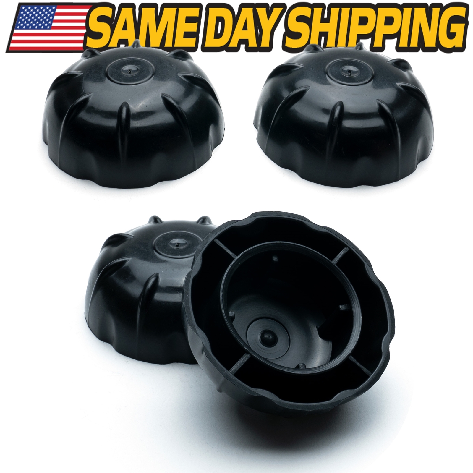 (4 Pack) Deluxe Domed Hub Caps for 731-2290B MTD Cub Cadet Troy-Bilt ...