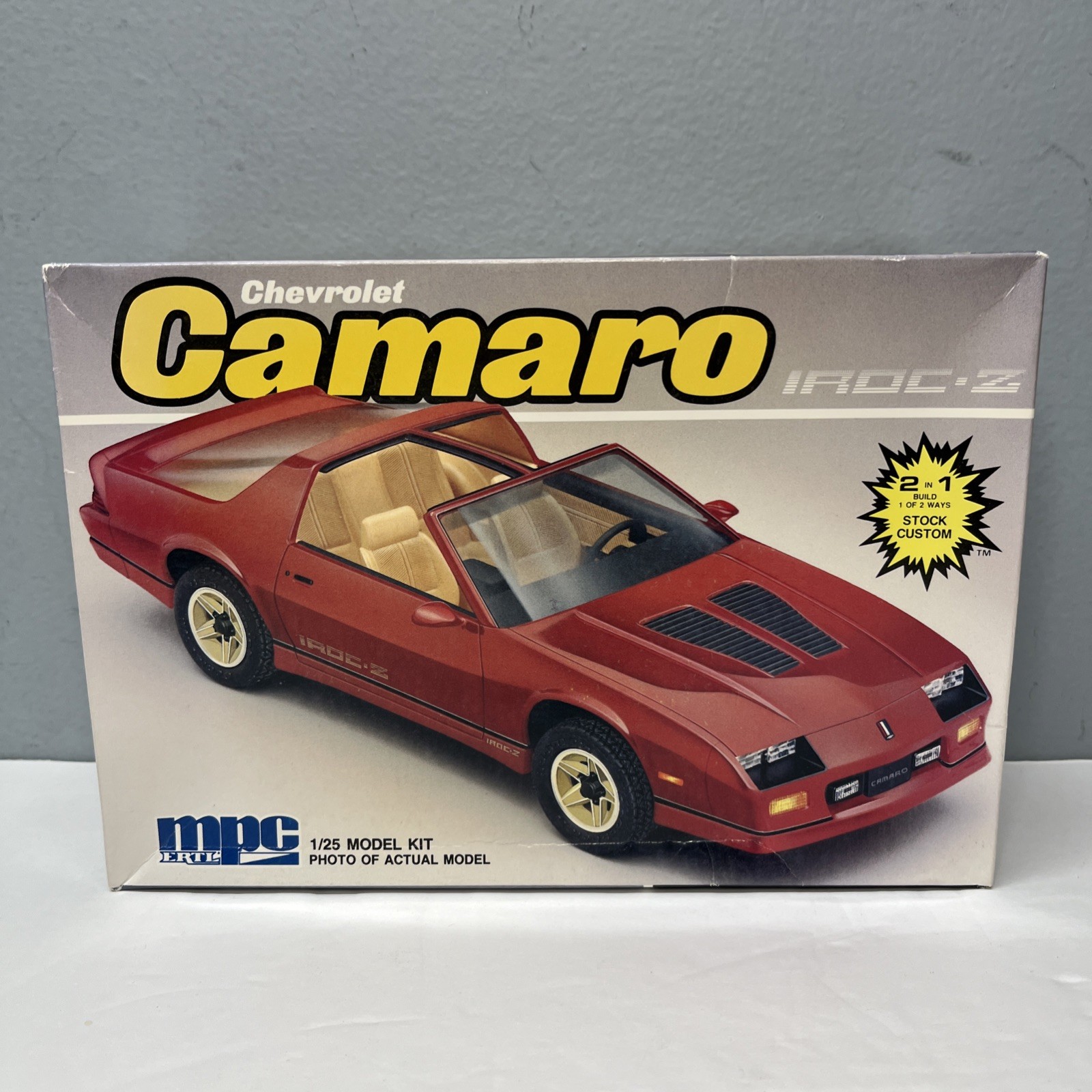MPC Ertl 1/25 Chevrolet Camaro Iroc-Z Model Kit #6206 Complete New ...