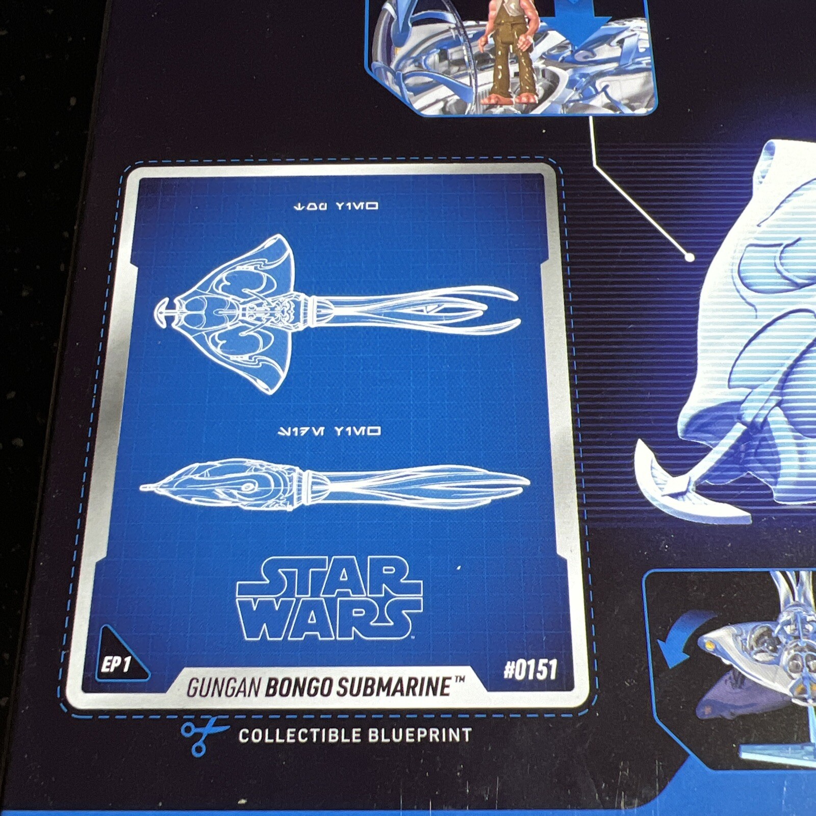 Star Wars Micro Galaxy Squadron Gungan Bongo Submarine #0151 Obi-Wan ...