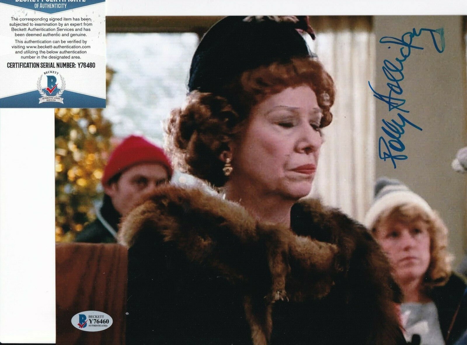 POLLY HOLLIDAY signed (GREMLINS) Movie *Ruby* 8X10 photo BECKETT BAS ...