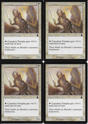 MTG: CAPASHEN TEMPLAR Urza's Destiny COMMON; played, Excellent ...