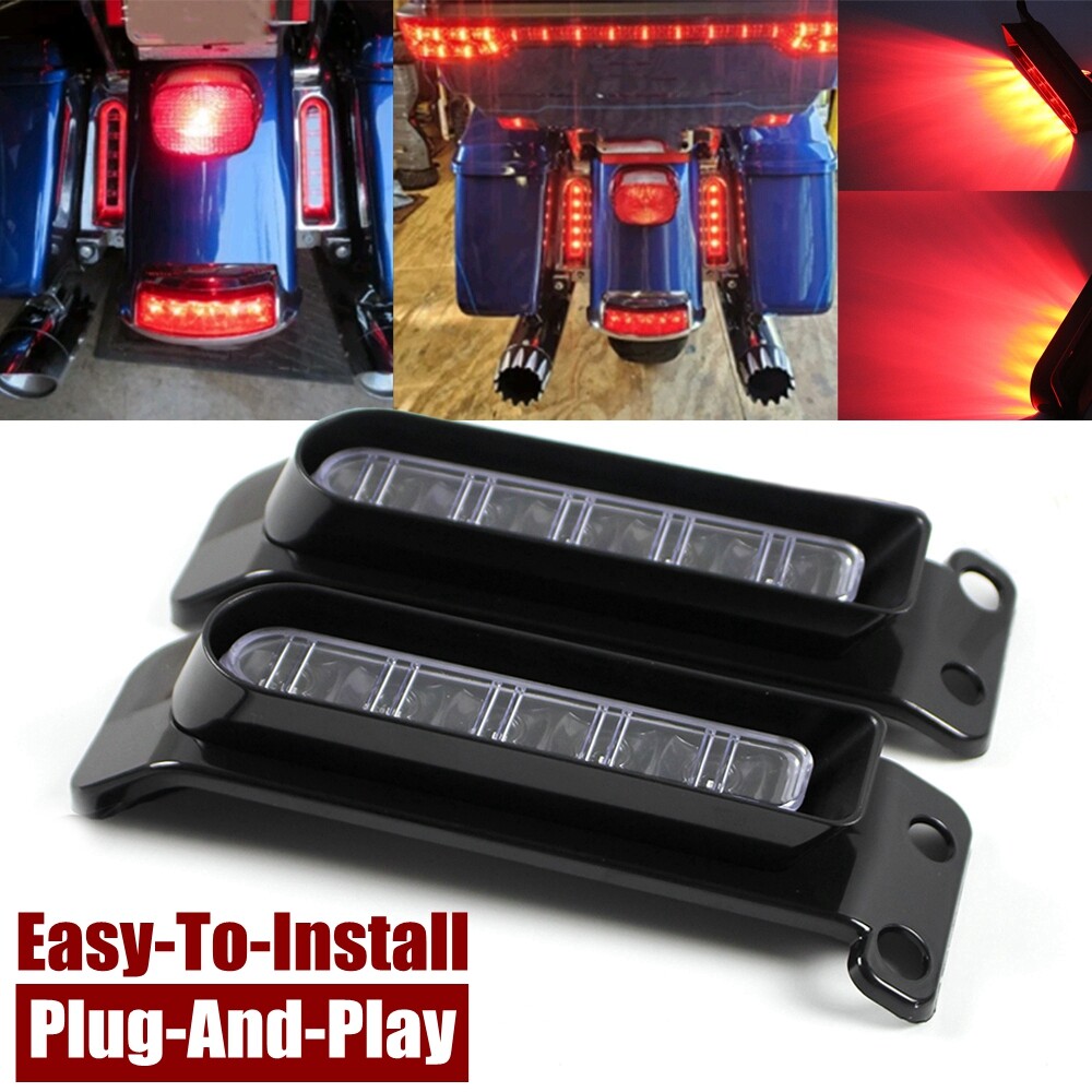 Rear Fender Auxiliary Tail Brake Signal LED Light For Harley FLHTCU ...