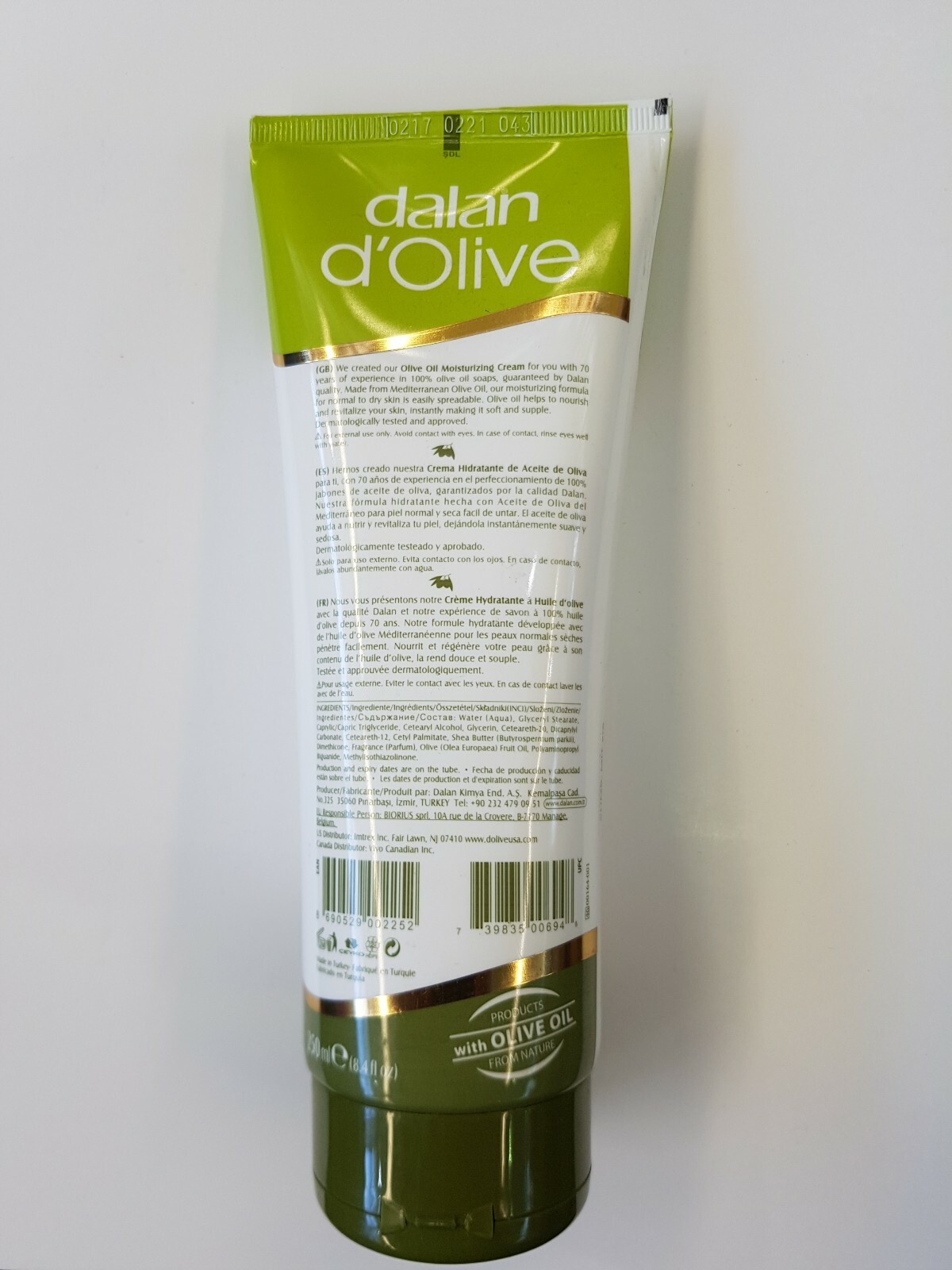 d'Olive Olive Oil Moisturizing Lotion Hand & Body (by Dalan) by d'Olive ...