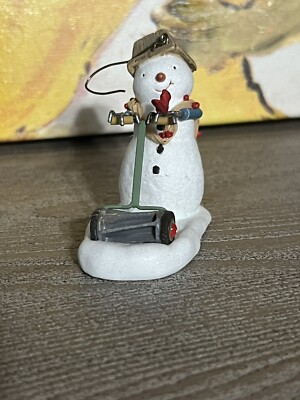 2007 Hallmark 'SNO TIME for SHOVELING Cardinal SNOWMEN of WINTER GARDEN ...
