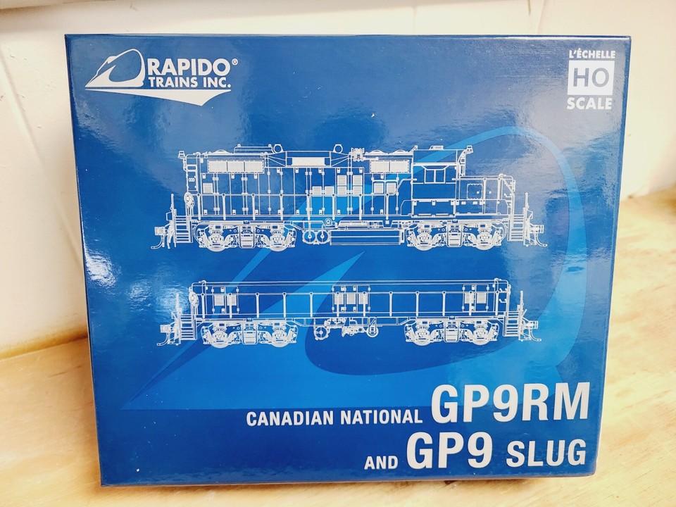 RAPIDO TRAINS HO 41513 GP9RM Mother + Slug w/ DCC Lok Sound Canadian ...