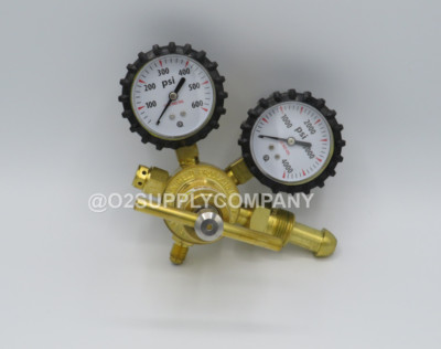 Uniweld RHP400 Nitrogen Regulator, 20-400 PSI, CGA 580, w Gauge Boots ...