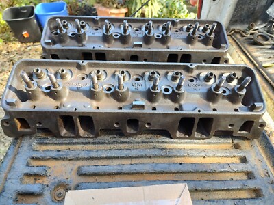1963 Corvette Impala 3782461 3782461X 461X Cylinder Heads E/23/3 pair ...