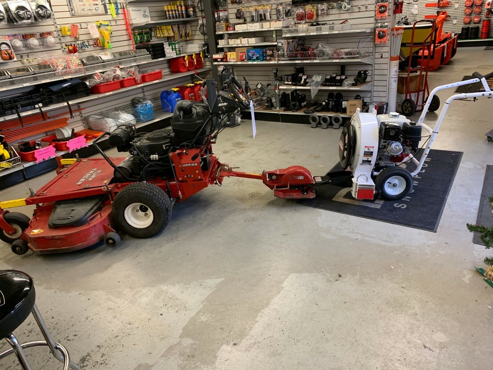 Tow and Blow Walk Behind Mower Blower Attachment Stand-on Exmark | eBay